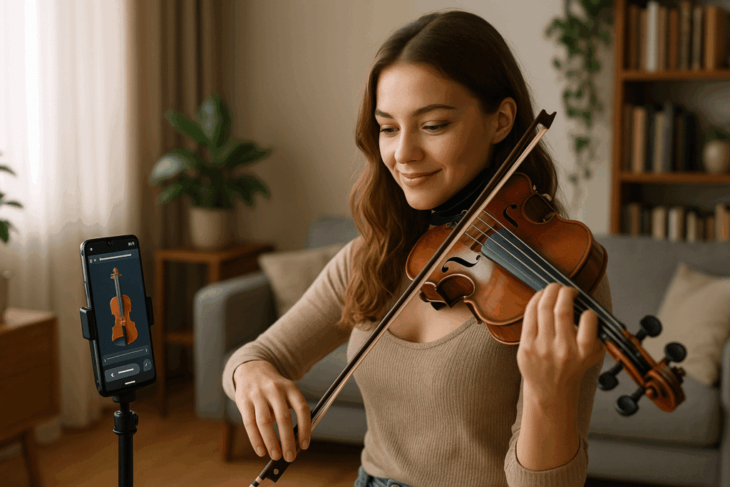 ¡Aprende violín fácil con apps! - Blog Fine-Door